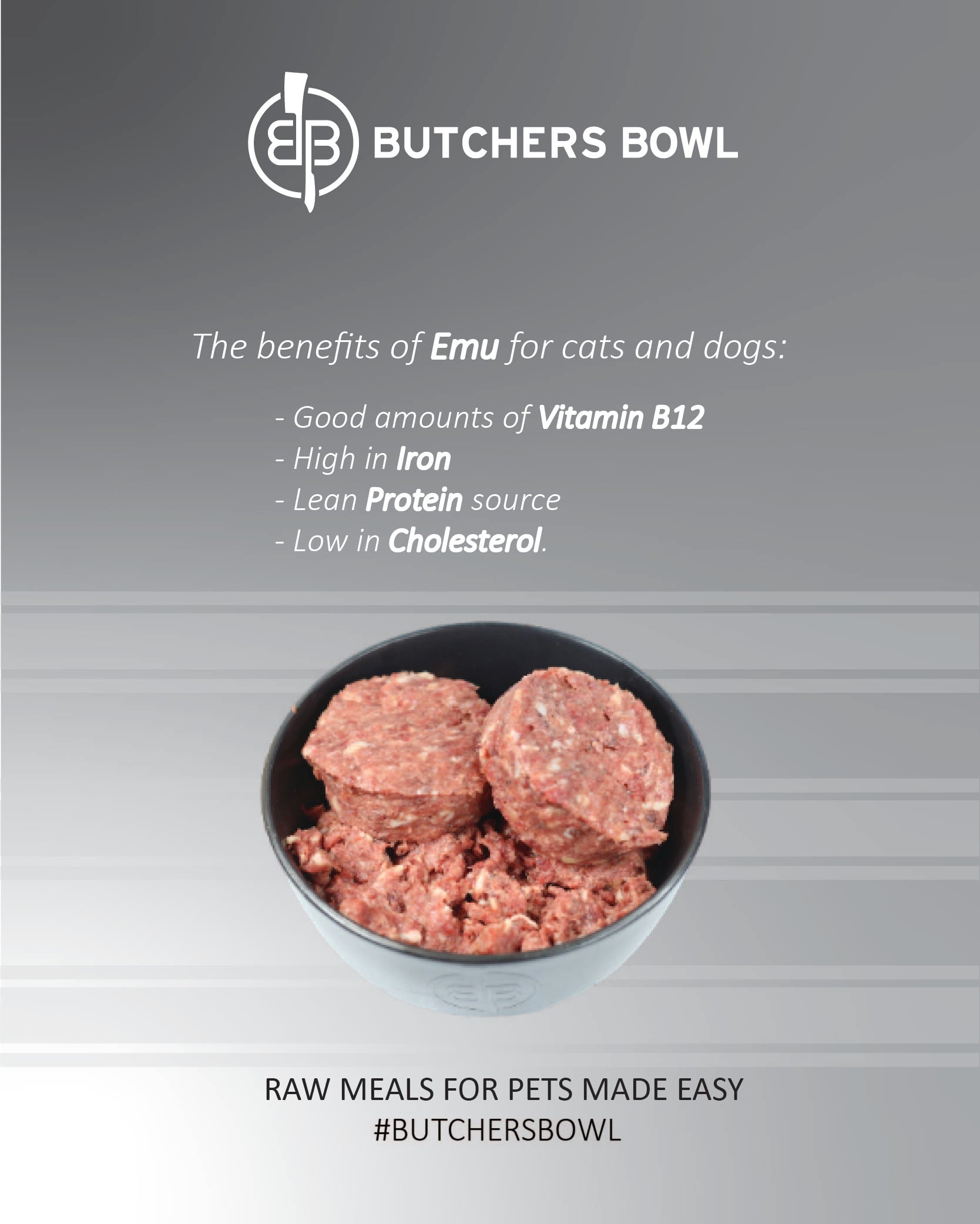 Emu Specialty Protein and the benefits for Cats and Dogs – Butchers Bowl